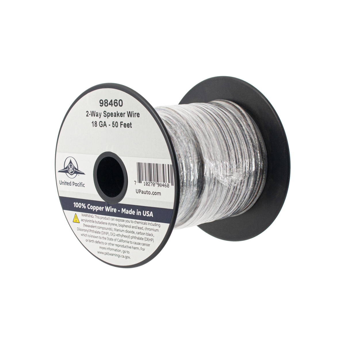classic.upauto.com: 18 Awg 2-Way Clear Speaker Wire Bonded 50 Ft